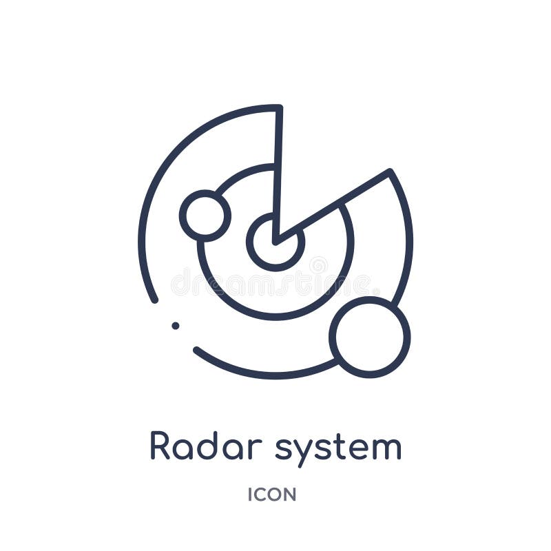 Linear Radar Chart Icon from Business and Analytics Outline Collection ...