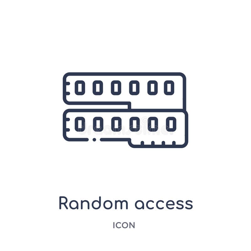 Random Access Memory Icon Stock Illustrations – 1,287 Random Access ...