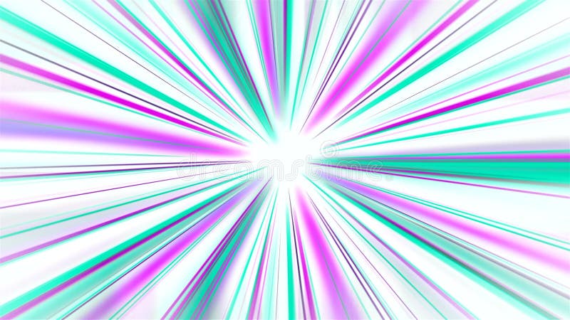 Linear Rays Rotate on White Background. Motion. Rotating Background ...