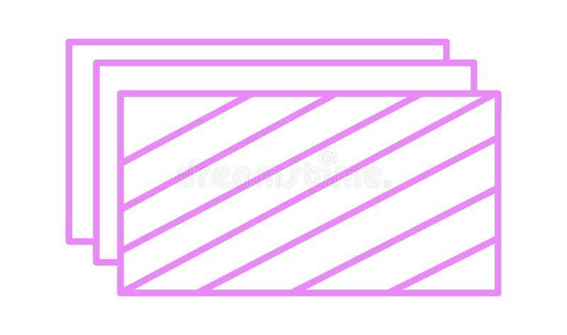 Linear Rectangle Element stock vector. Illustration of presentation ...