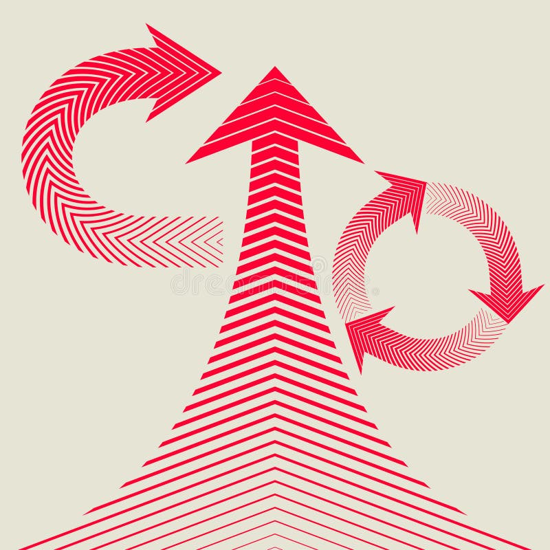 Linear Red Arrow Isolated Background Stock Illustrations – 3,443 Linear ...