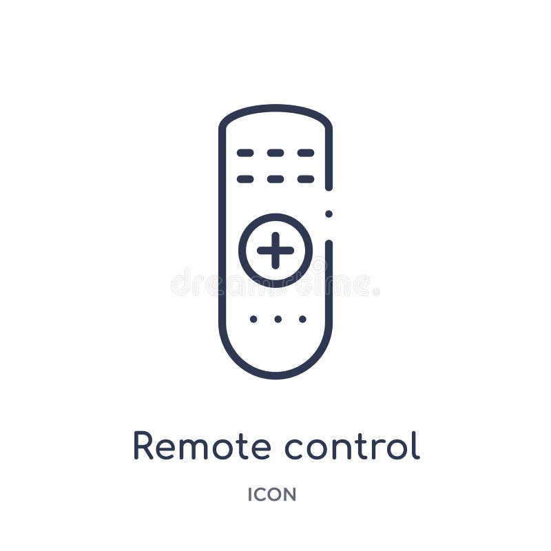 Linear Remote Control Icon from Artifical Intelligence Outline ...