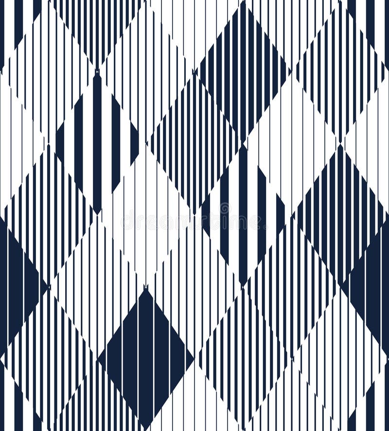Linear Rhombuses Seamless Pattern Vector, Graphic Lines Endless Rhomb ...