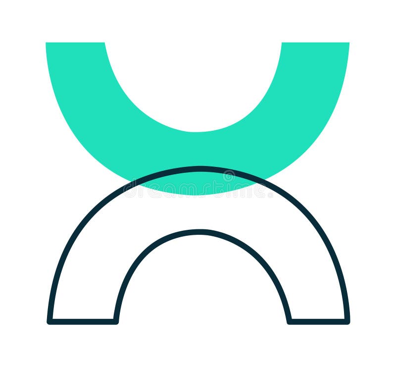 Linear Rounded Element stock vector. Illustration of element - 279342212