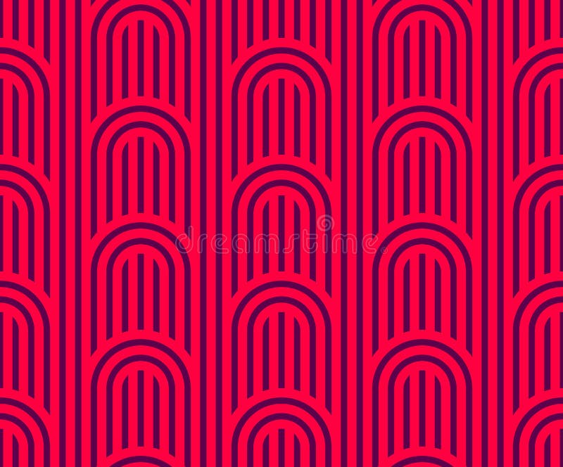 Linear Seamless Background with Twisted Lines, Vector Abstract ...