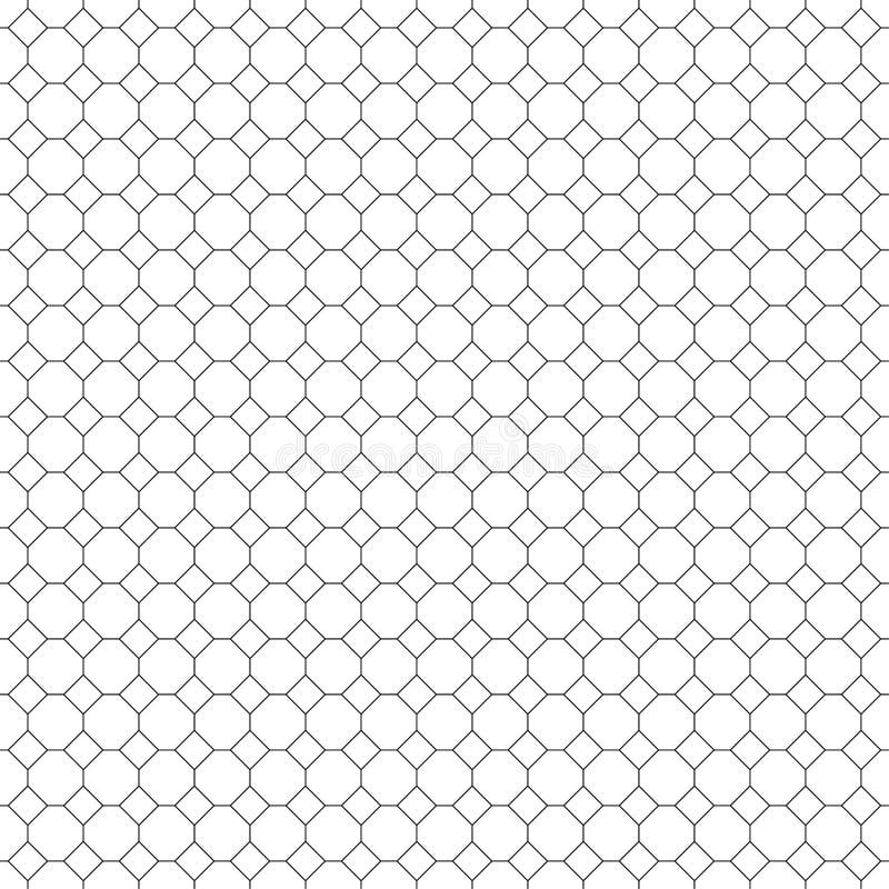 Linear Seamless Vector Pattern Made with Lines,rhombus, Squares and ...