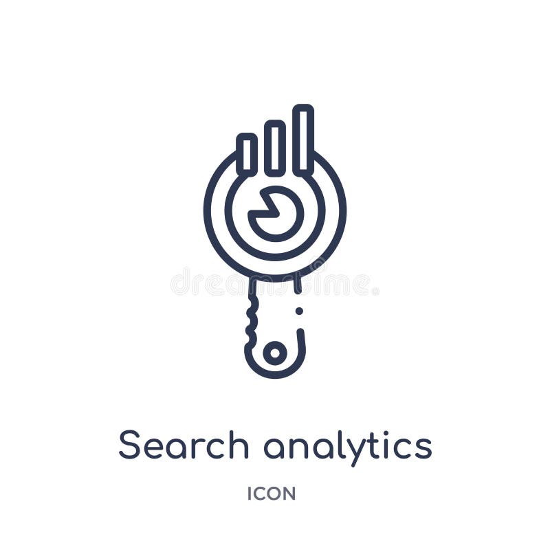 Linear Search Analytics Icon from Business and Analytics Outline ...