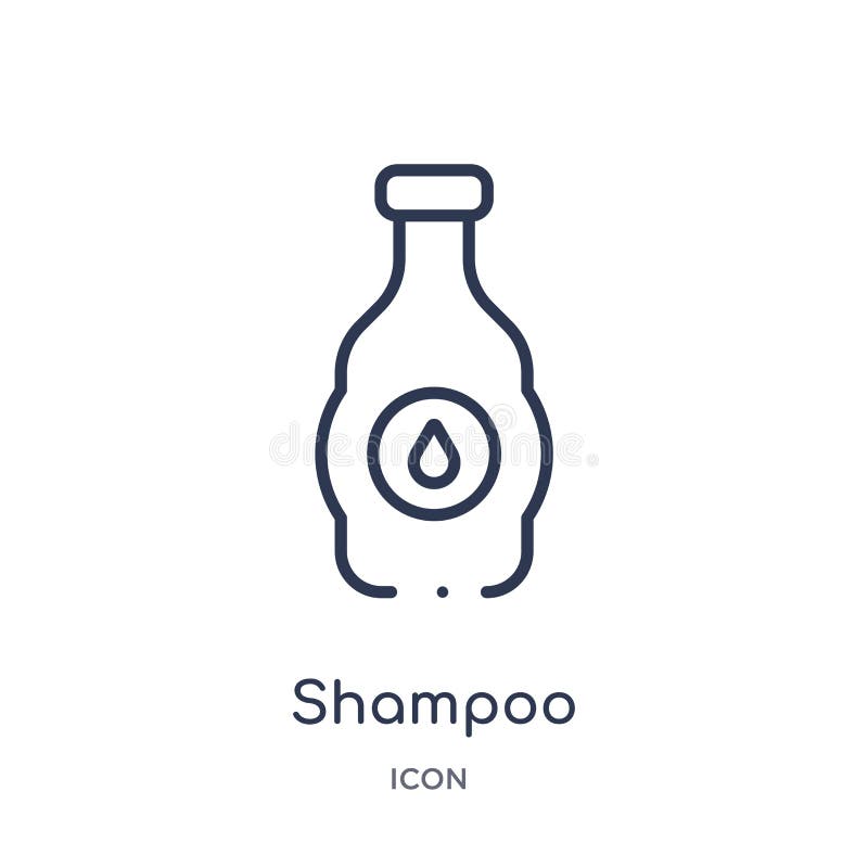 Linear Shampoo Icon from Beauty Outline Collection. Thin Line Shampoo ...