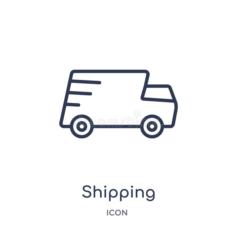 Linear Shipping Icon from Delivery and Logistic Outline Collection ...