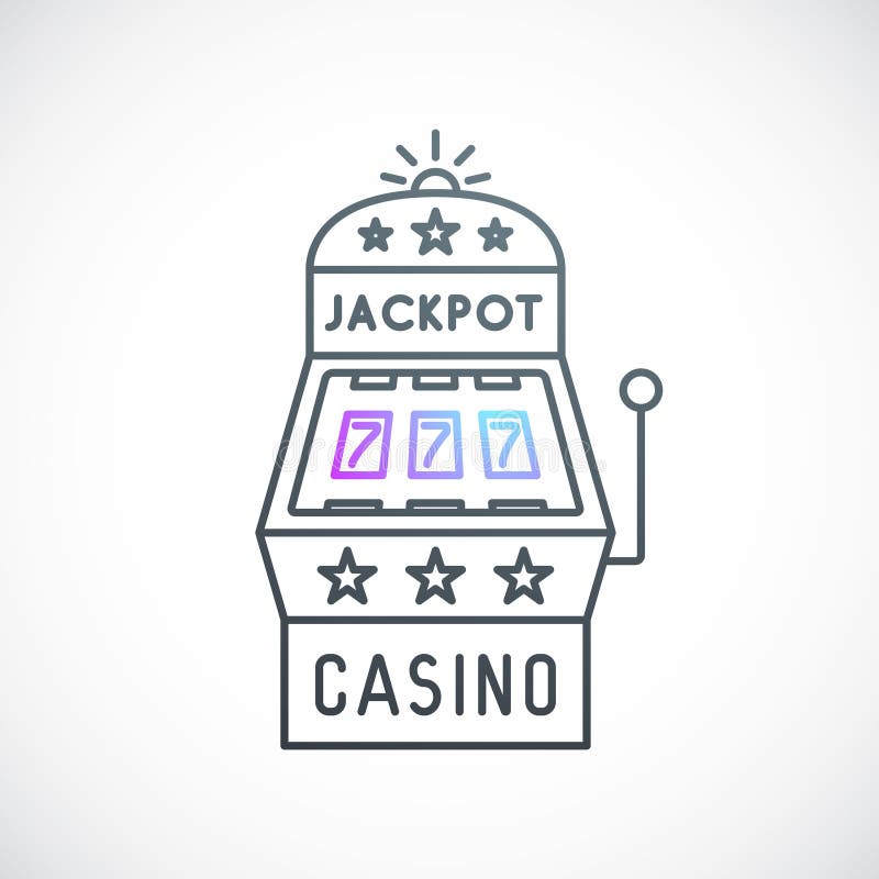 Slot Machine Icon Linear Stock Illustrations – 3,950 Slot Machine Icon ...