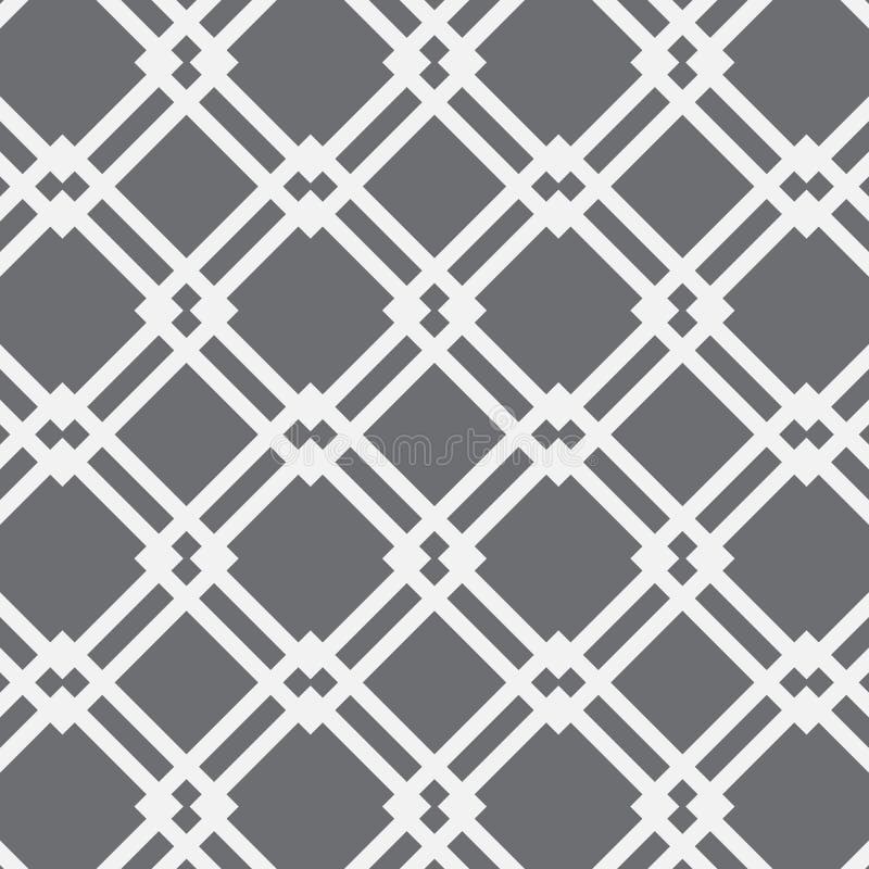 Linear Square Diamond Shape Vector Pattern Stock Vector - Illustration ...