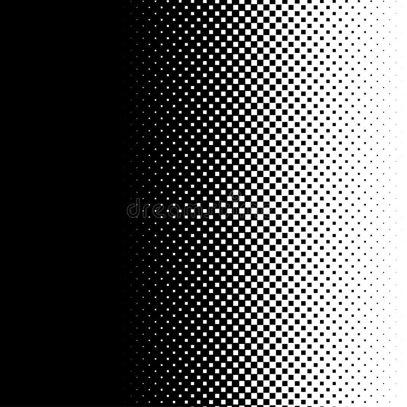Linear Square Halftone, Screentone Element. Squares Geometric Pattern ...