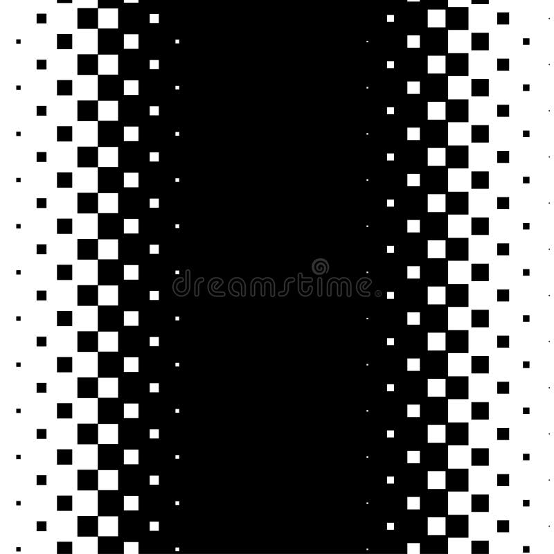 Linear Square Halftone, Screentone Element. Squares Geometric Pattern ...