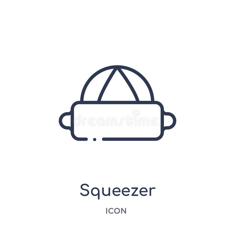 Linear Squeezer Icon from Kitchen Outline Collection. Thin Line ...