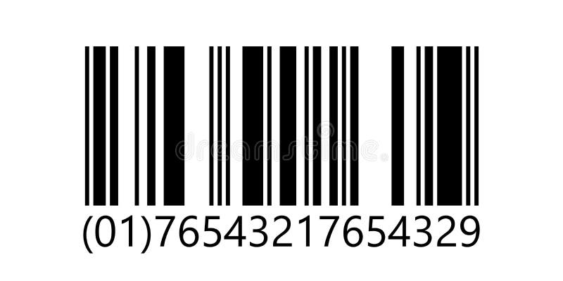 Linear Vector Bar Code Template. Barcode Pattern. Stock Vector ...