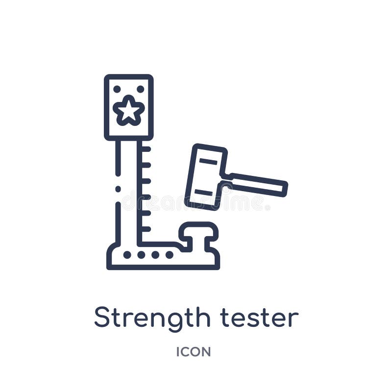 Test Your Strength Game Stock Illustrations – 20 Test Your Strength ...