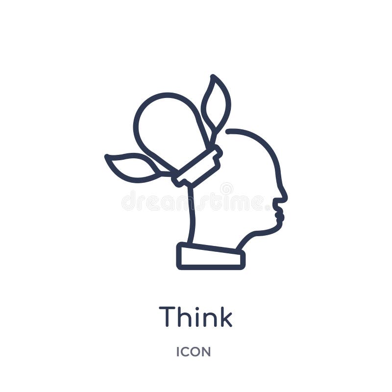 Linear Think Icon from Ecology and Environment Outline Collection. Thin ...