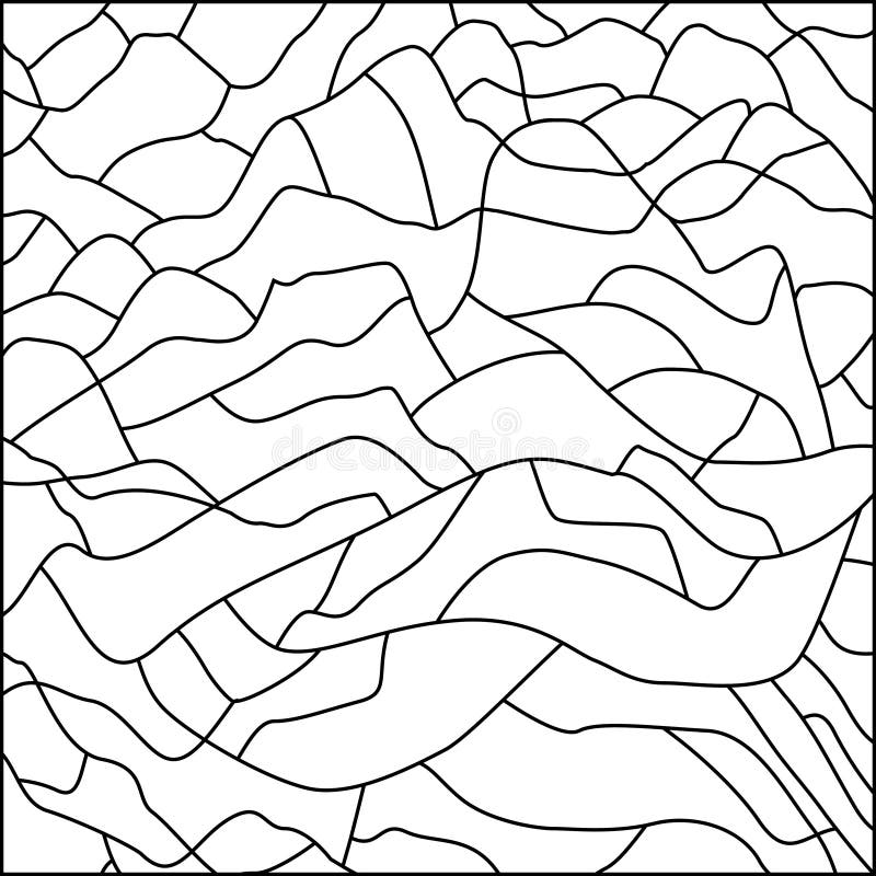 Linear Tile Pattern. Stylish Texture with Lines Randomly. Grunge ...