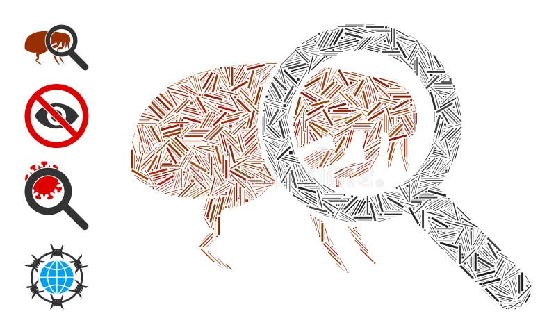 Line Mosaic Total Flea Control Icon Stock Illustrations – 1 Line Mosaic ...