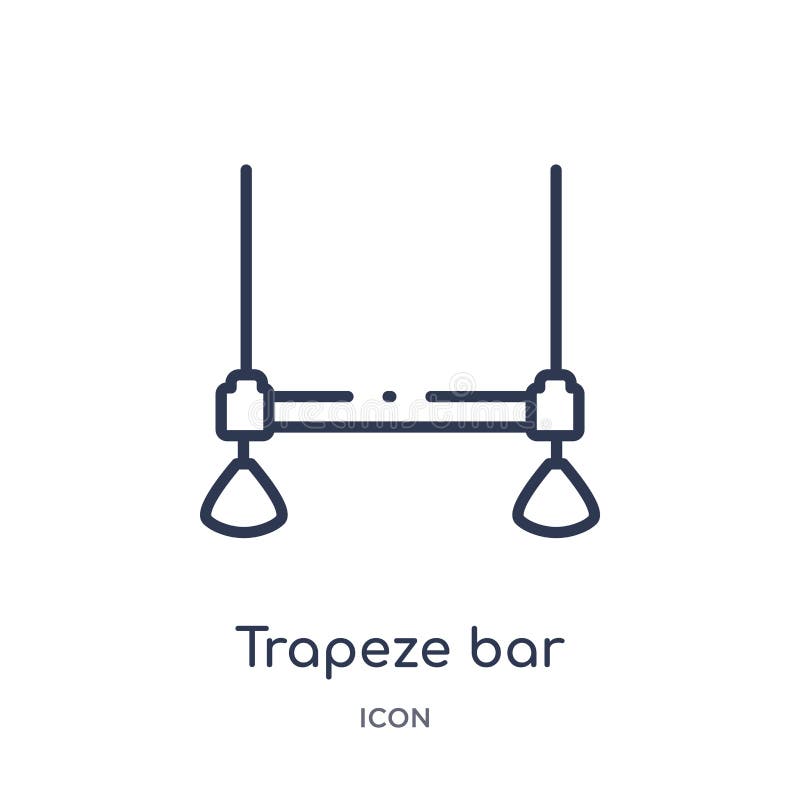 Linear Trapeze Artist Icon from Circus Outline Collection. Thin Line ...