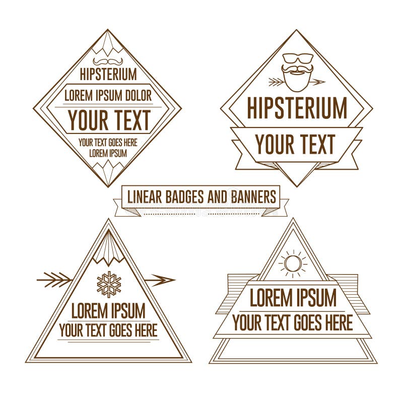 Triangular Badges Stock Illustrations – 265 Triangular Badges Stock ...