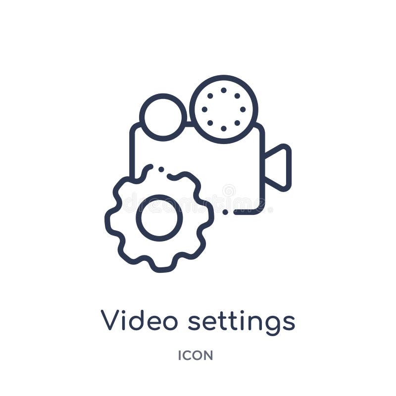 Linear Video Conference Icon From Human Resources Outline Collection Thin Line Video Conference