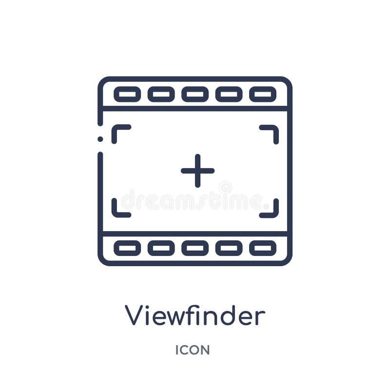 The Viewfinder Icon. Focusing and Photography, Photo Symbol Stock ...