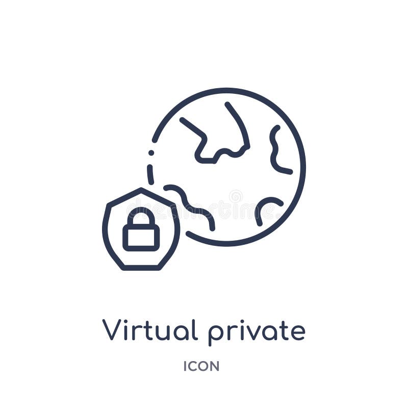 Linear Network Optimization Icon From Internet Security And Networking Outline Collection Thin