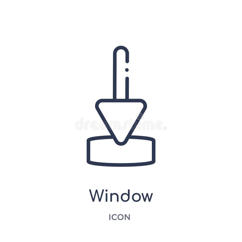 Linear Window Scrolling Left Icon from Education Outline Collection ...