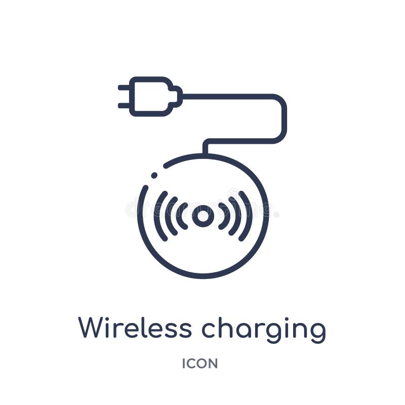 Wireless Charging Icon. Trendy Wireless Charging Logo Concept On Stock ...