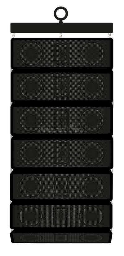 Linearray Speaker System Stock Illustrations – 1 Linearray Speaker ...