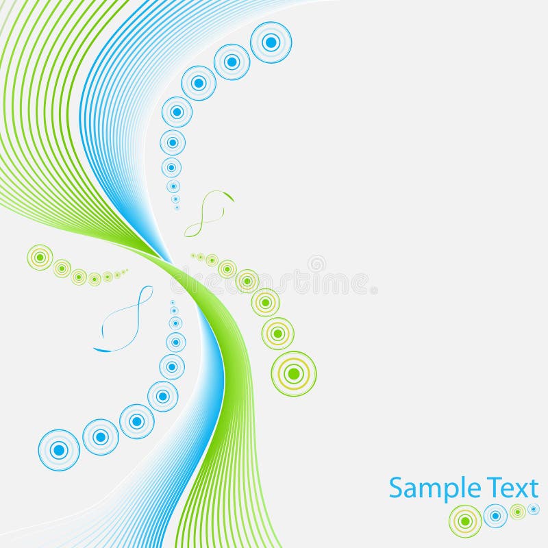 Lined Background with Floral Design Stock Vector - Illustration of ...