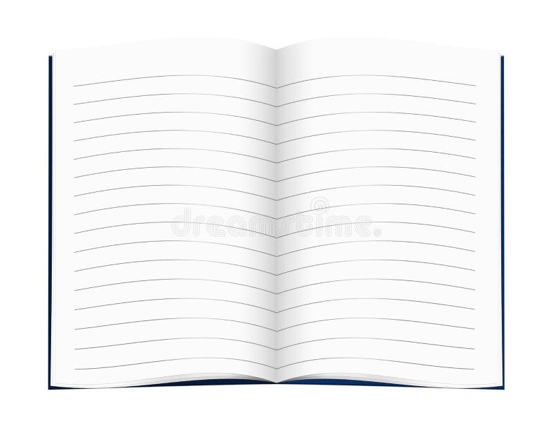 Lined Blank Copy Book, Exercise Book - School; Education Etc Stock ...