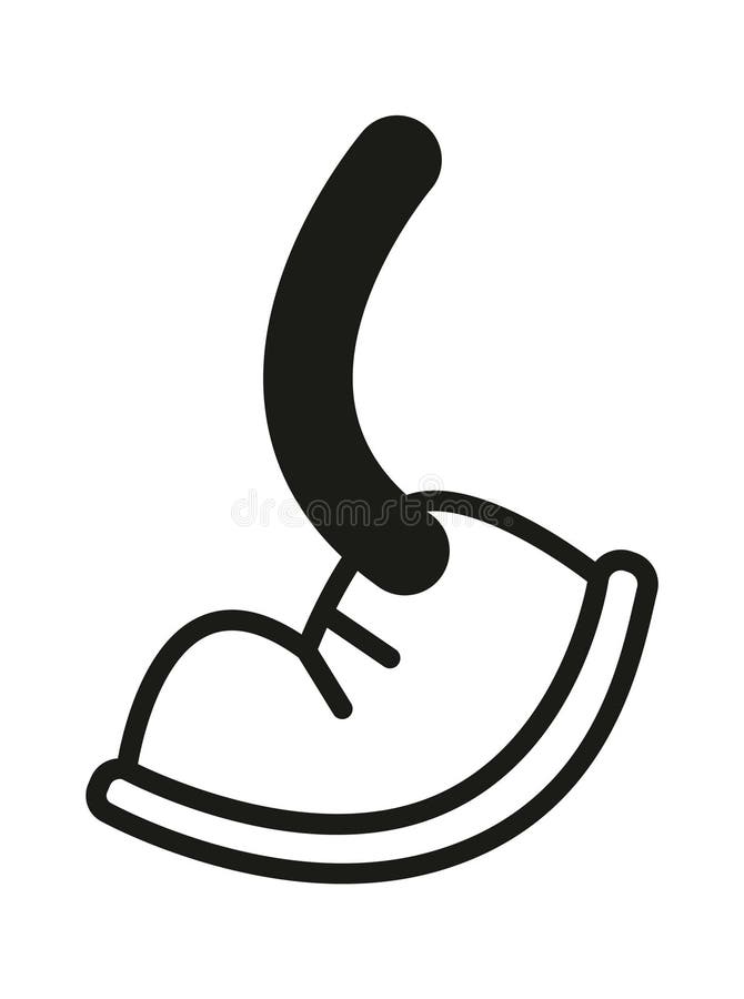 Lined Cartoon Leg stock vector. Illustration of drawing - 274068197