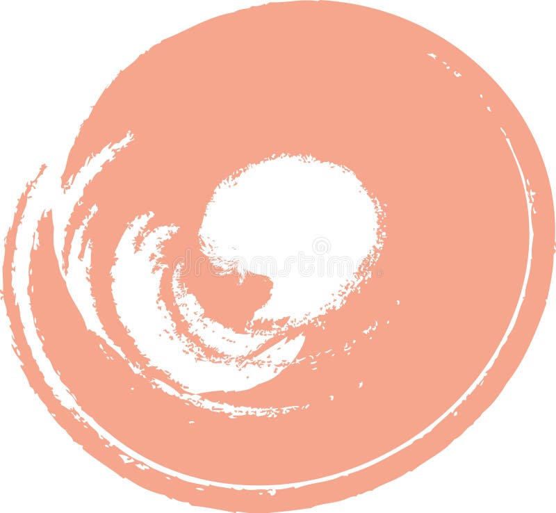 Lined Circle Abstract Doodle Stock Vector - Illustration of design ...