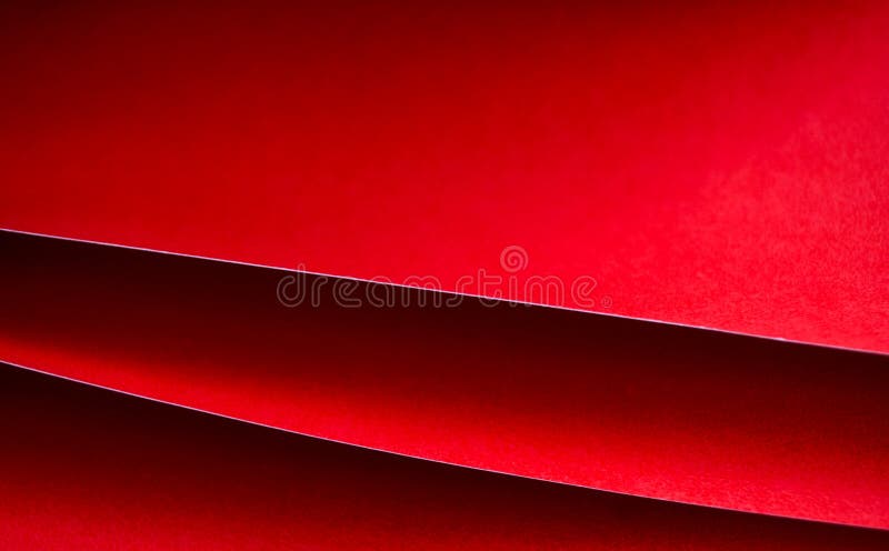 Lined Design Red Paper. Copy Space on Monochrome Paper Stock Image ...