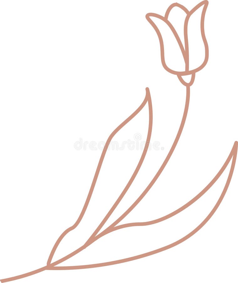 Lined Flower Art stock vector. Illustration of sketch - 355859169