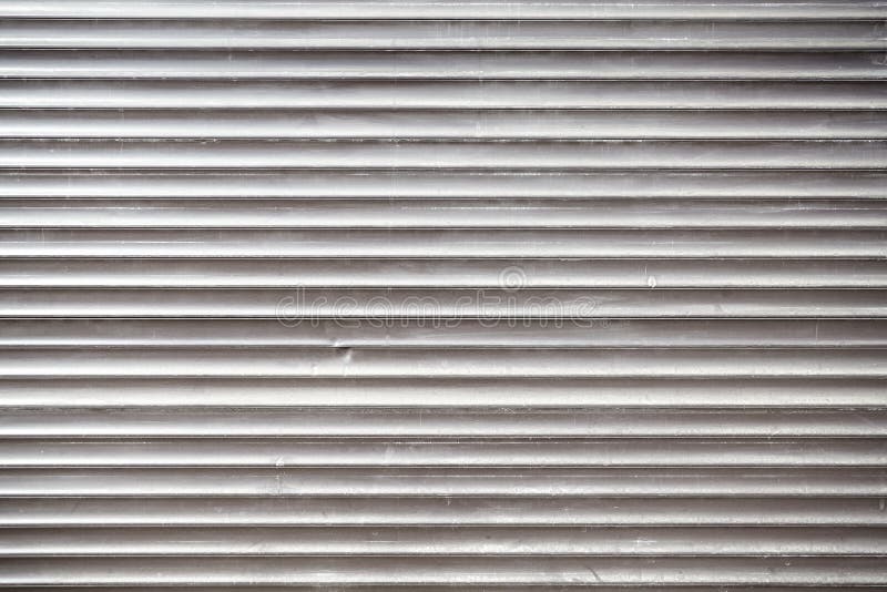 Lined Metal Wall, Background or Texture Stock Photo - Image of abstract ...
