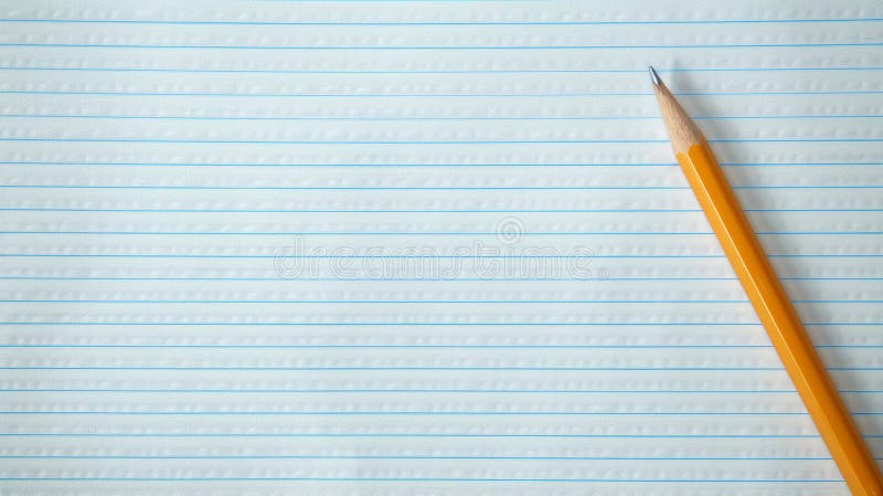 Lined Note Paper for Organized Writing Stock Illustration ...