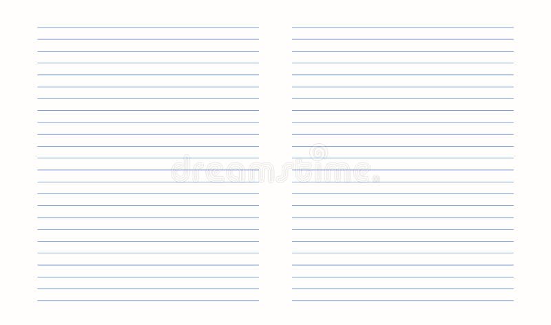 Lined Notebook. Background for Collages Design Stock Illustration ...