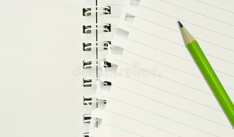 Lined Notebook Tornrd Out Page Stock Photos - Free & Royalty-Free Stock ...