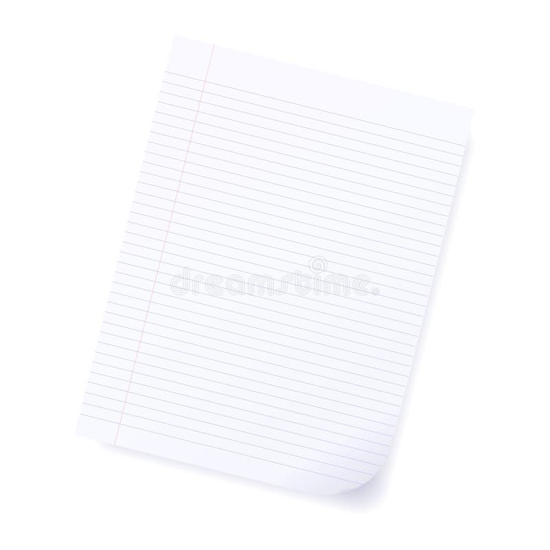 Lined paper stock vector. Illustration of curve, background - 10189126