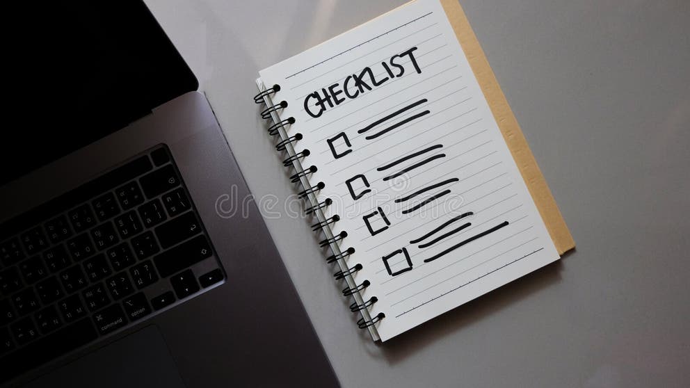 Checklist Paper with Tick Mark, Checklist Concept. Stock Image - Image ...