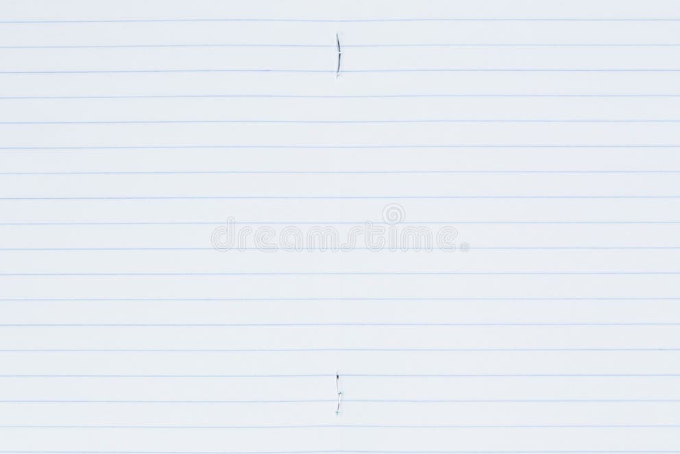 Lined paper page stock image. Image of sheet, letter - 32953833