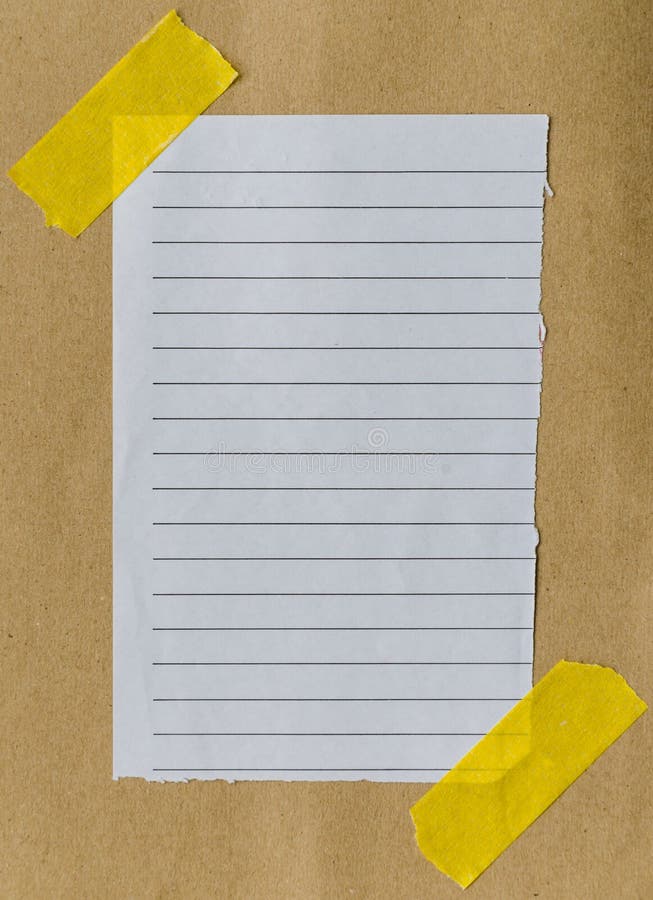 Lined paper scrap stock photo. Image of notebook, frame - 39510216