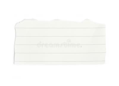 Lined Paper Scrap. stock image. Image of page, reminder - 37223627