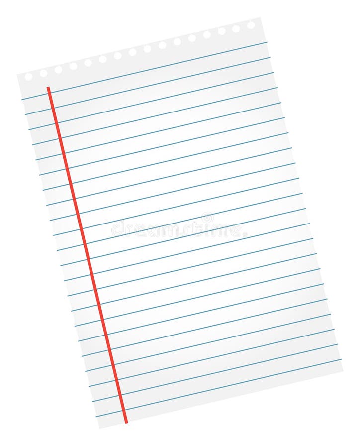 College Ruled Lined Paper Stock Illustrations – 439 College Ruled Lined ...