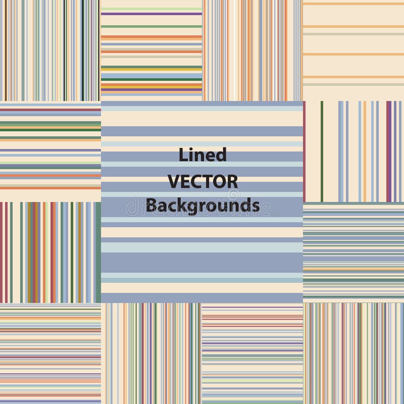 Lined patterns set stock vector. Illustration of geometry - 42268669