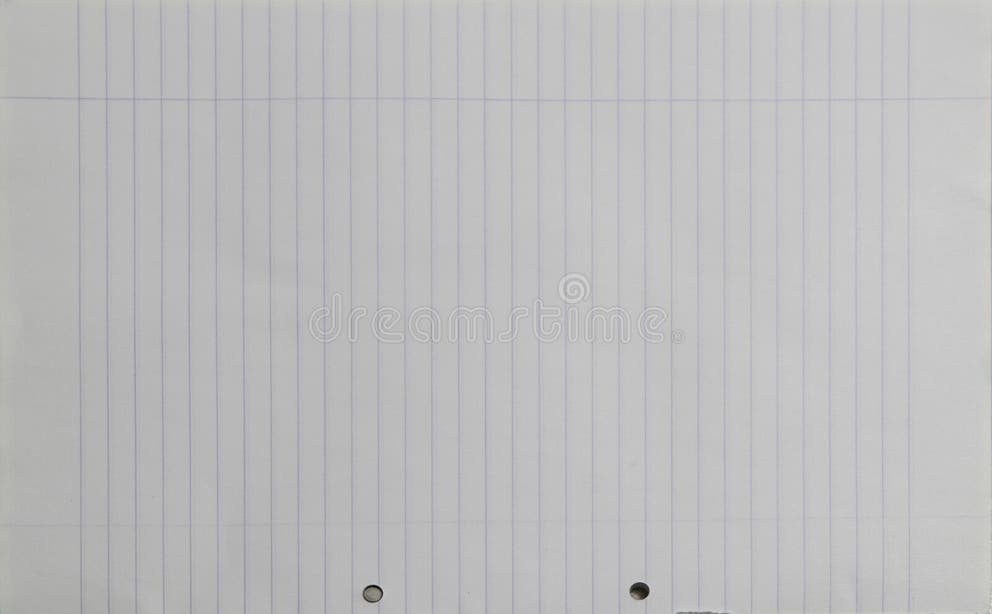 Lined Perforated Writing Paper Texture Perforated Stock Image - Image ...