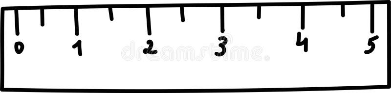 Lined Ruler Tool stock vector. Illustration of sign - 290111757